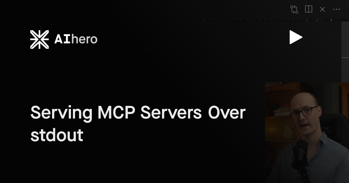 Serving MCP Servers Over stdout Serving MCP Servers Over stdout